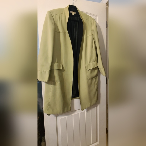 Dress Barn | Jackets & Coats | Dress Barn Olive Green Jacket Blazer ...